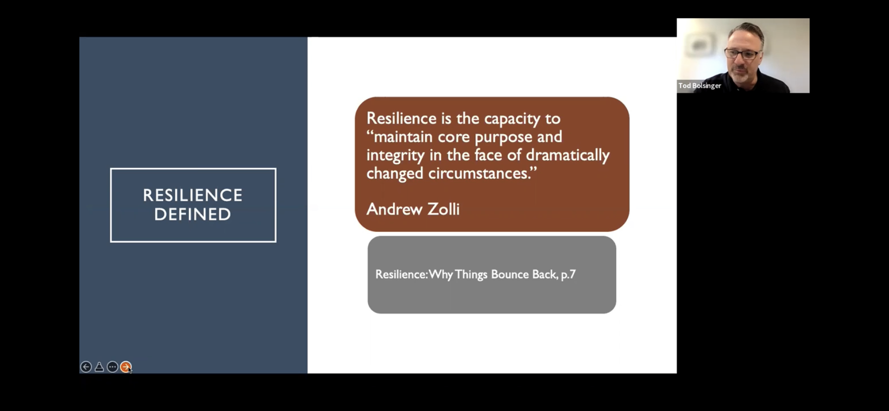 On Being Resilient – Rev. Kris Mares